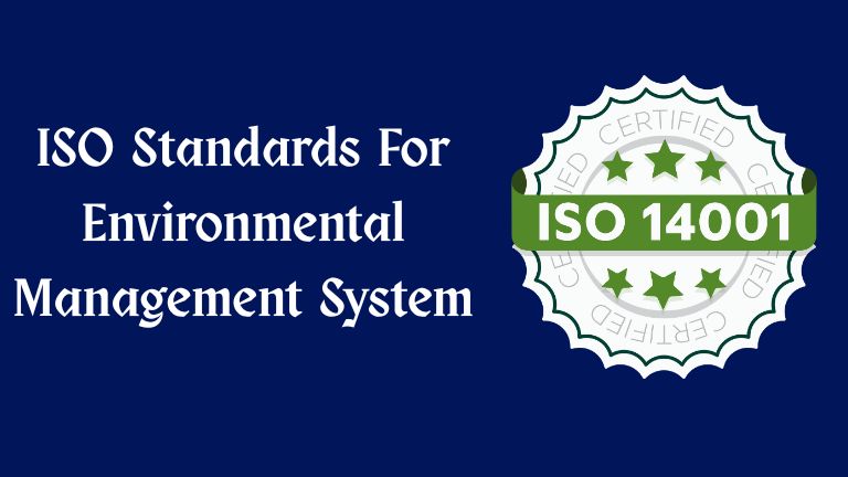 ISO standards for environmental management system
