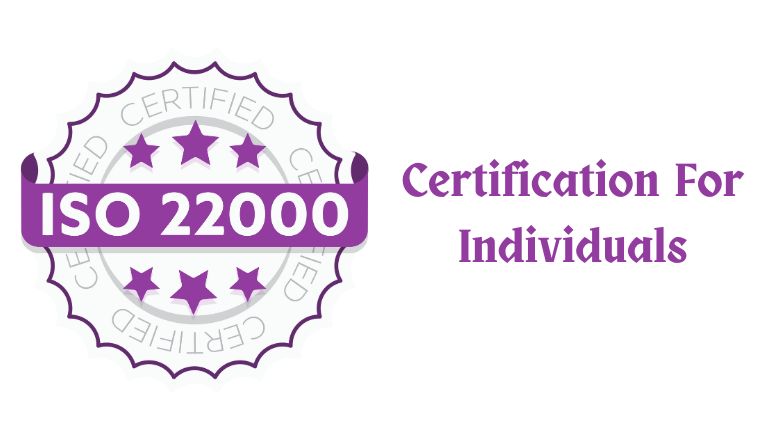 ISO 22000 Certification for Individuals